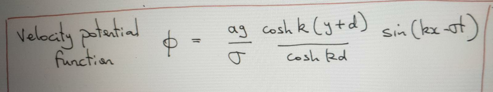 Solved Hello. Below are 2 forms of velocity potential | Chegg.com