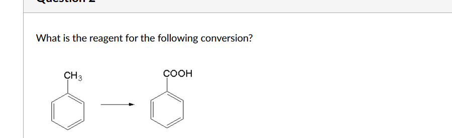 Solved What is the reagent for the following conversion? CH3 | Chegg.com