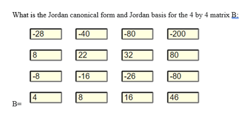 Solved What is the Jordan canonical form and Jordan basis | Chegg.com
