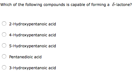 Solved Which of the following compounds is capable of | Chegg.com