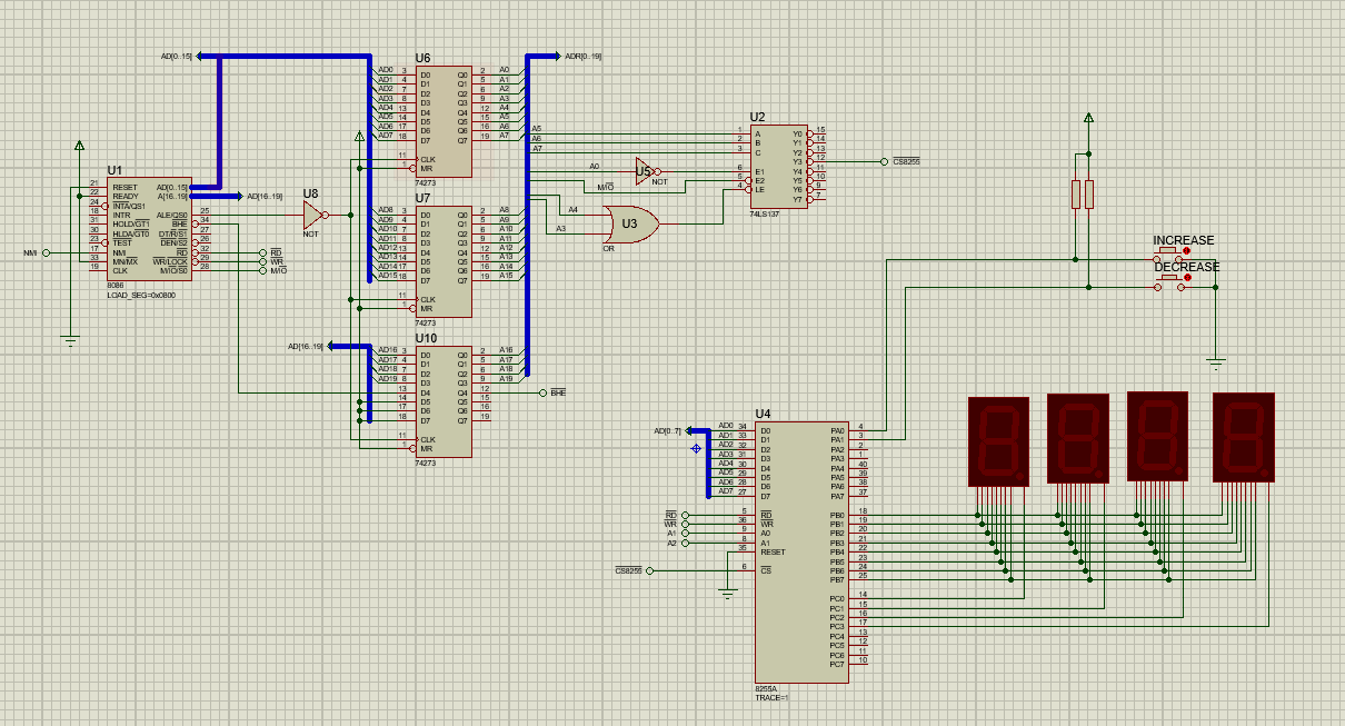 Solved "In a system with an 8086 ﻿microprocessor, a simple | Chegg.com