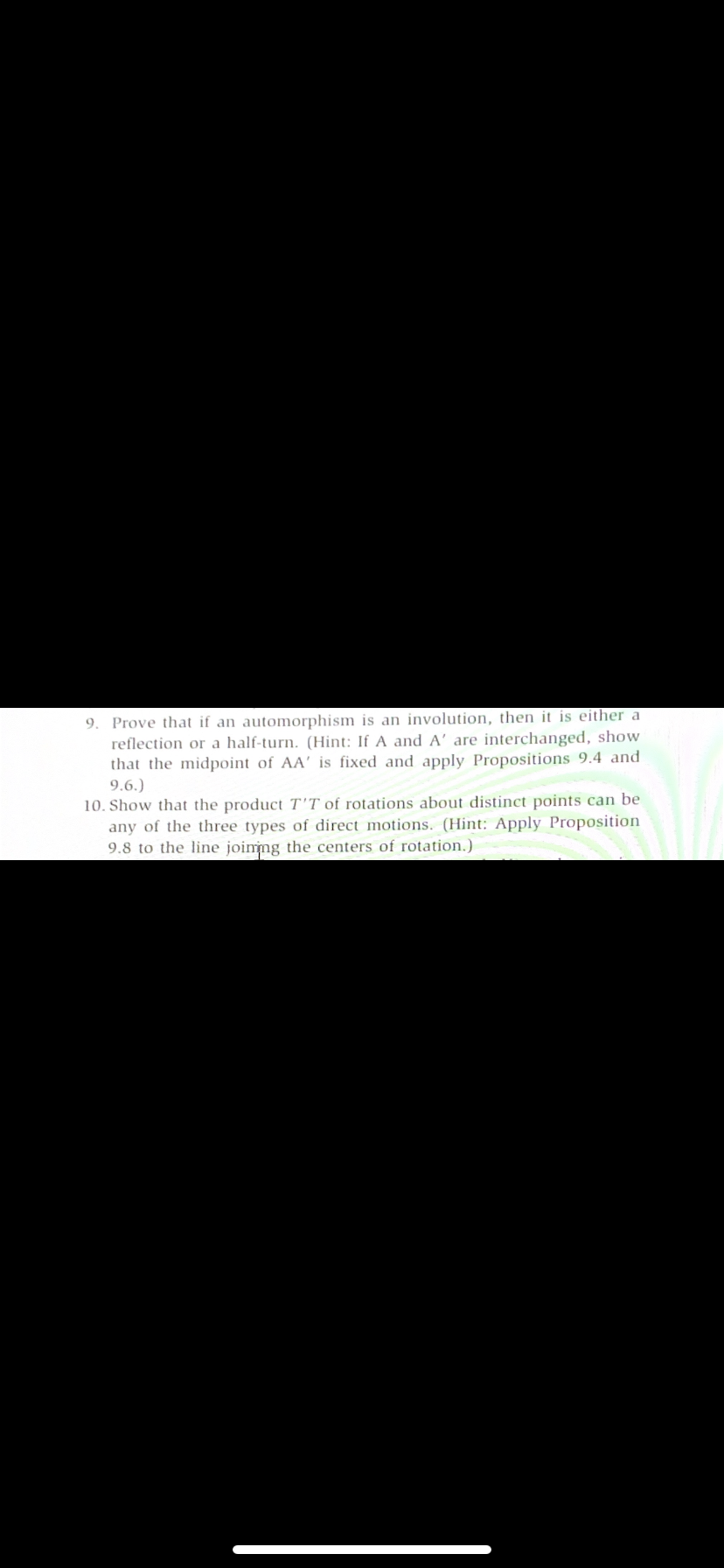 Solved 9. Prove that if an automorphism is an involution, | Chegg.com