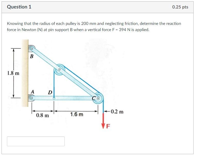 Solved Knowing that the radius of each pulley is 200 mm and | Chegg.com