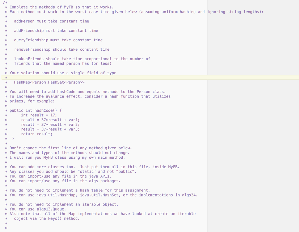 Solved JAVA: Please complete the TODO portion of the code. | Chegg.com