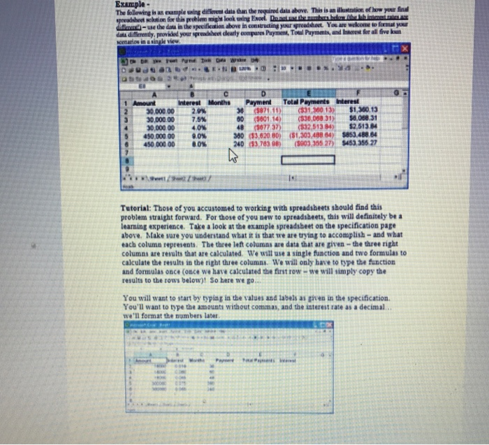 Solved Spreadsheets- Problem Soiving with Excel Objective: | Chegg.com