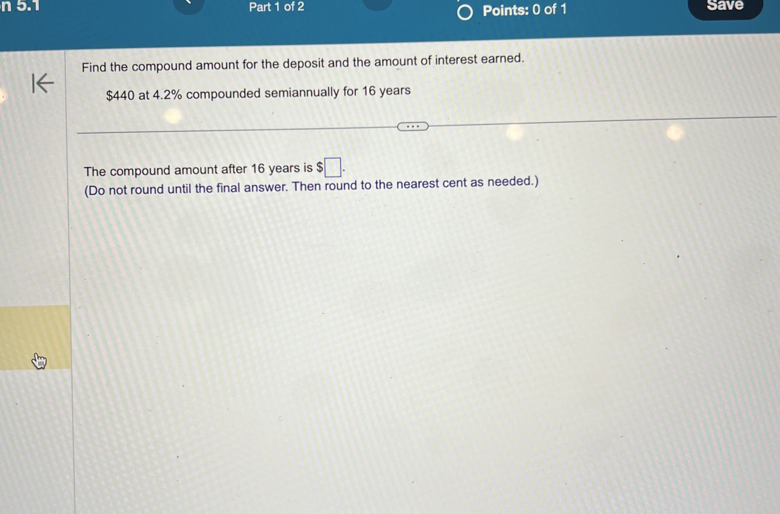 Solved Find the compound amount for the deposit and the | Chegg.com