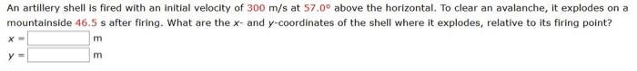 Solved An artillery shell is fired with an initial velocity | Chegg.com