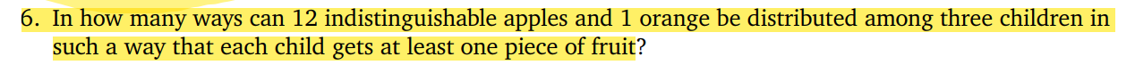 Solved In how many ways can 12 ﻿indistinguishable apples and | Chegg.com