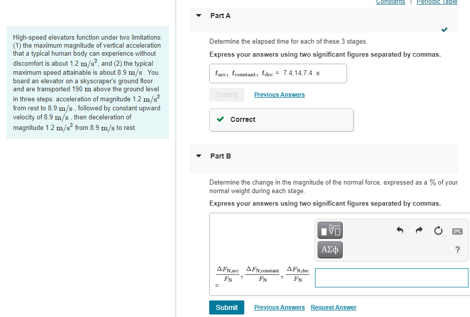 Solved Constants Periodic Table Part A Determine the elapsed | Chegg.com