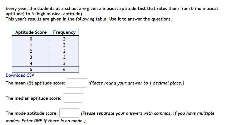 Solved Every year, the students at a school are given a | Chegg.com