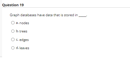 Solved A popular Document Databases is 1. MongoDB 2. | Chegg.com