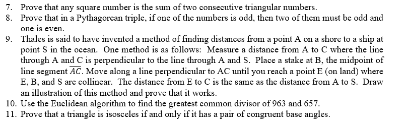 Solved 7. Prove that any square number is the sum of two | Chegg.com