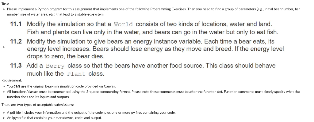 Solved ask: number, size of water area, etc.) that lead to a | Chegg.com