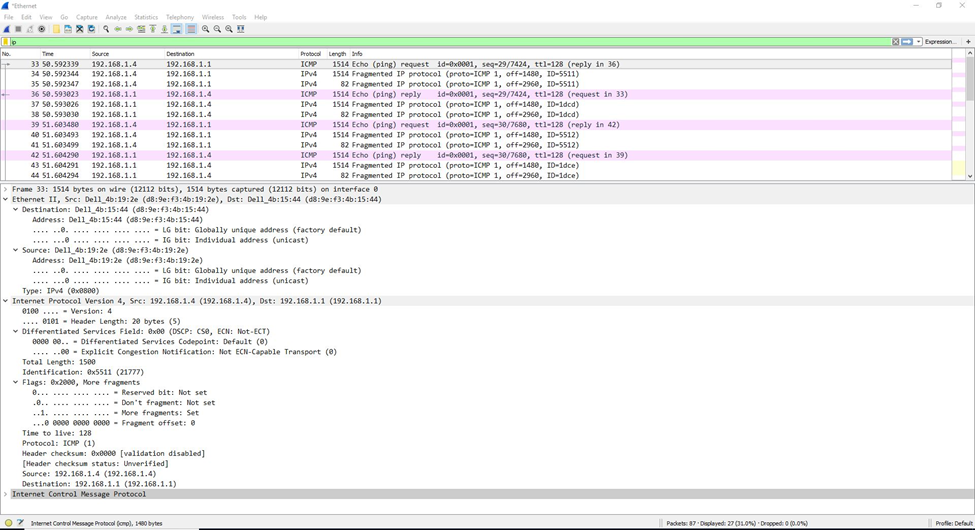 Solved Consider the first Ethernet II frame of the first | Chegg.com