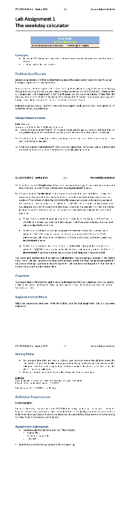 Concepts Review of CS1110 Concepts such as basic | Chegg.com