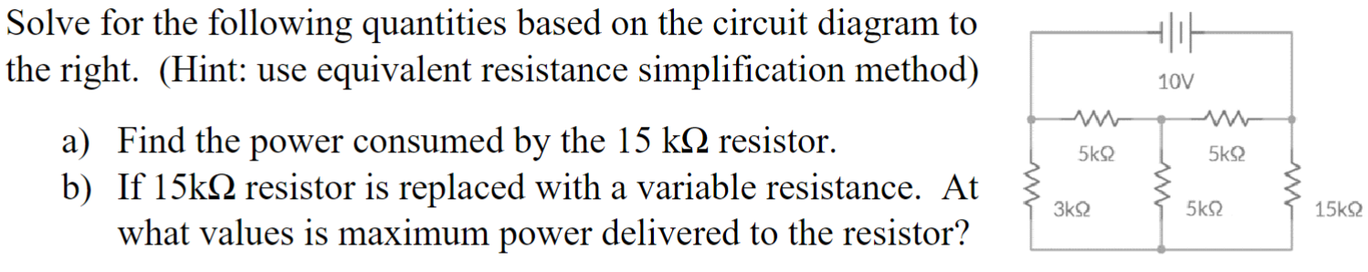 Solved Solve for the following quantities based on the | Chegg.com