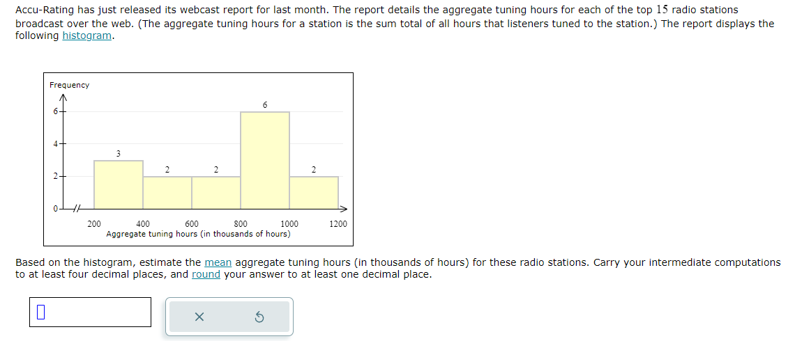 Solved Accu-Rating has just released its webcast report for | Chegg.com