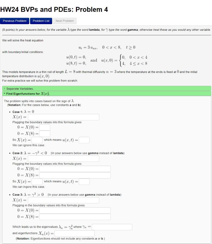 Solved HW24 BVPs and PDEs: Problem 4 Previous Problem | Chegg.com