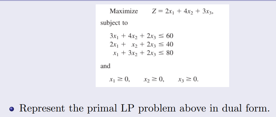 Solved Maximize Z = 2x1 + 4x2 + 3x3, subject to 3x1 + 4x2 + | Chegg.com