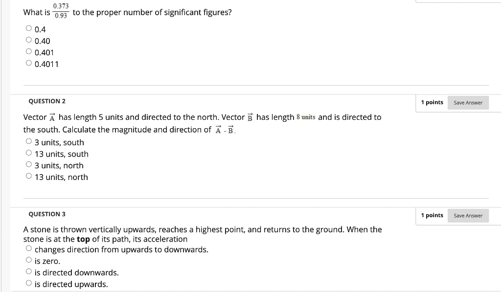 Solved What is 0.930.373 to the proper number of significant | Chegg.com