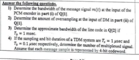 Solved Answer the following questions, 1) Determine the | Chegg.com