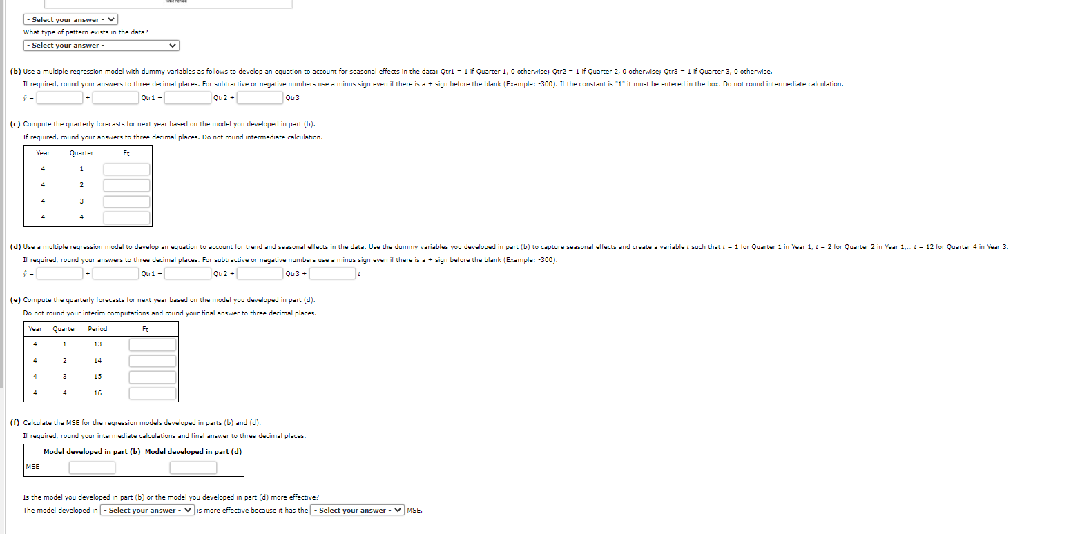 Solved (a) Choose the correct time series plot. (i) (ii) | Chegg.com
