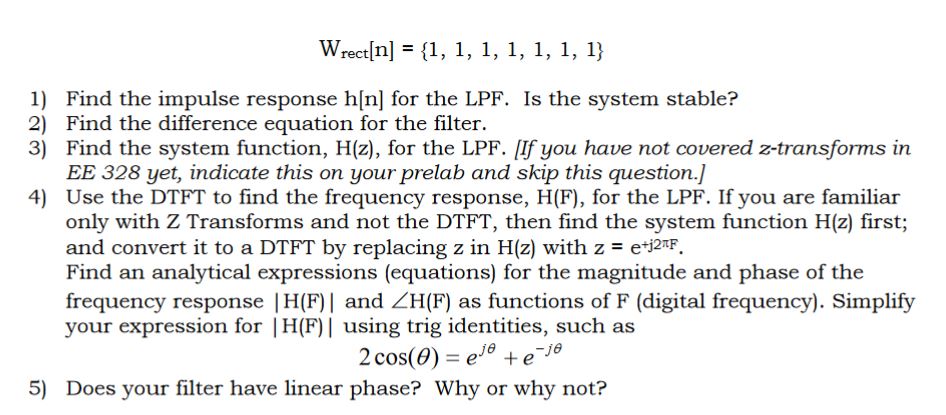 Solved Design a low-pass digital filter using the method of | Chegg.com