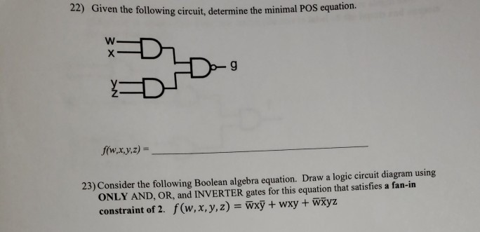 Solved 21) Consider the following circuit. Write a valid | Chegg.com