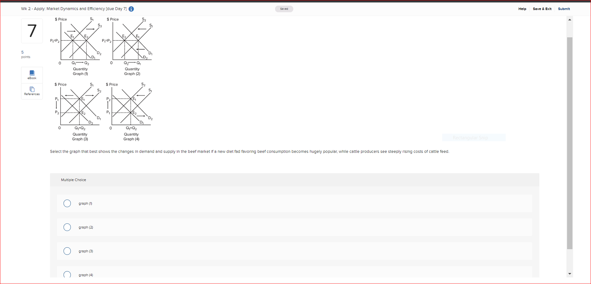 Solved Wk 2 - Apply: Market Dynamics and Efficiency (due Day | Chegg.com