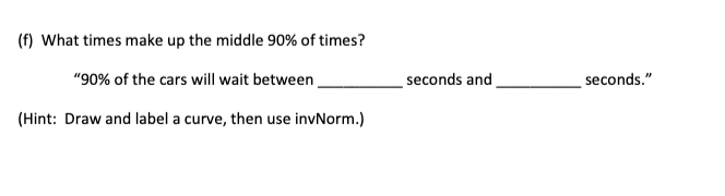 Solved Fast food restaurants spend quite a lot of time | Chegg.com