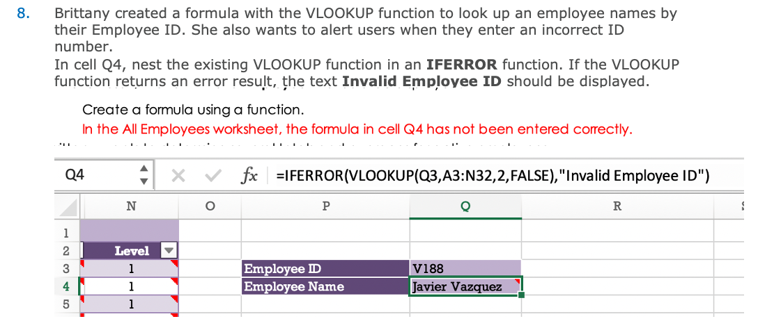 In cell N 3 , enter a formula using the IF function | Chegg.com