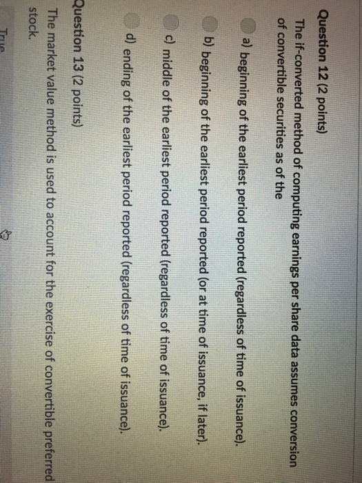 Solved Question 12 (2 points) The if-converted method of | Chegg.com