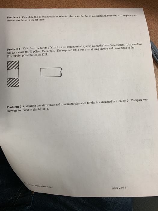 Solved Problem 4: Calculate the allowance and maximum | Chegg.com