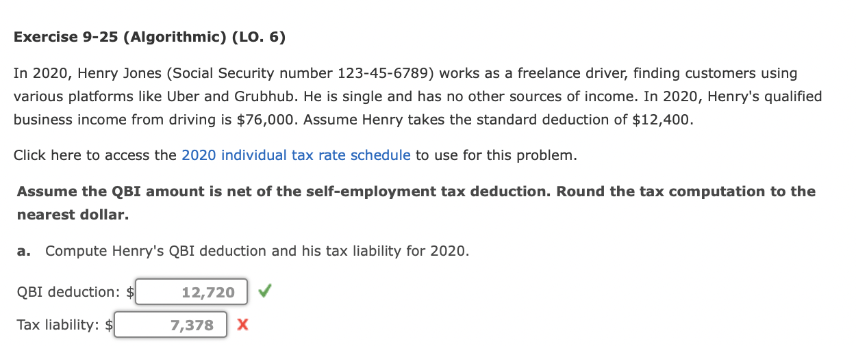 Solved Exercise 9-25 (Algorithmic) (LO. 6)In 2020, ﻿Henry | Chegg.com