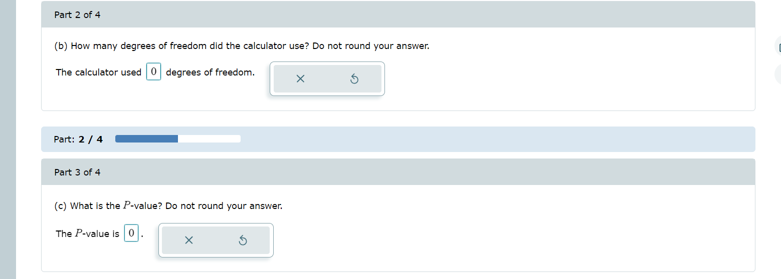 Solved Interpret calculator display: The following TI-84 | Chegg.com