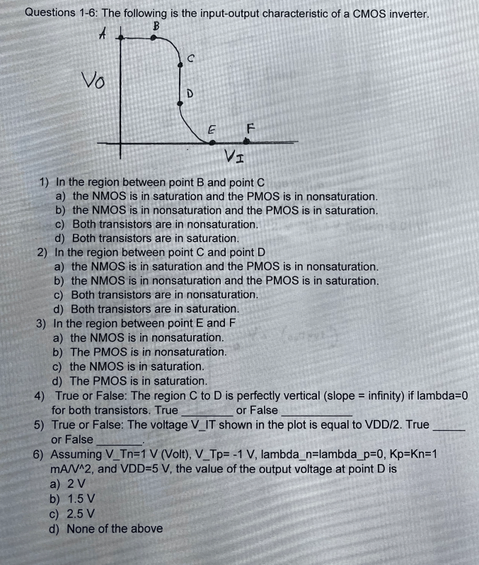 Solved Please help with questions 1-6, ﻿all relating to the | Chegg.com