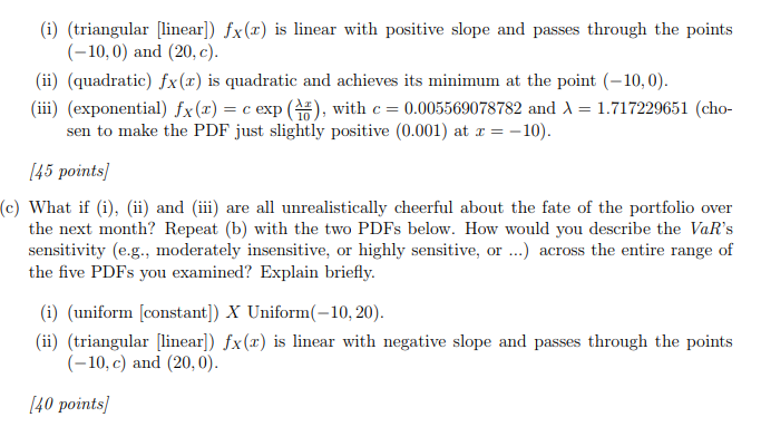Solved 5. [95 points] (portfolio management) You're a | Chegg.com