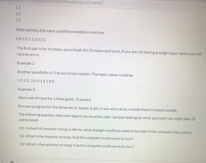 Solved Code and upload Exercises 8.9 (Game: Tic-Tac-Toe) for | Chegg.com