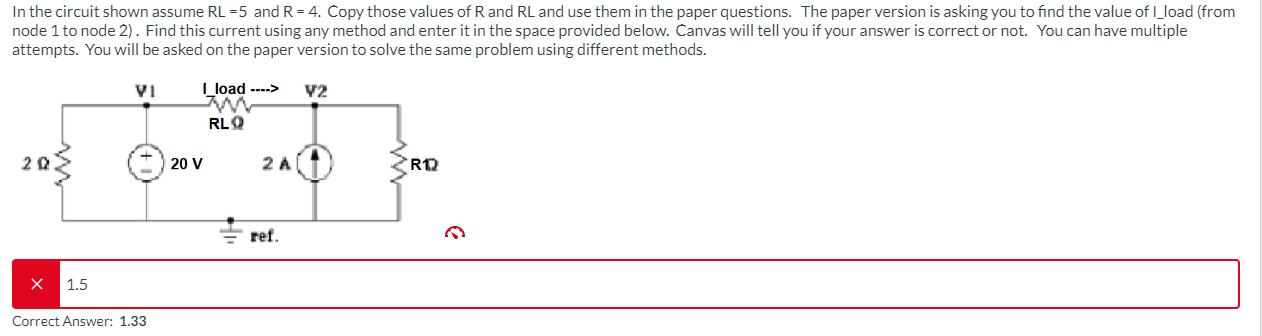 Solved In the circuit shown assume RL =5 ﻿and R=4. ﻿Copy | Chegg.com