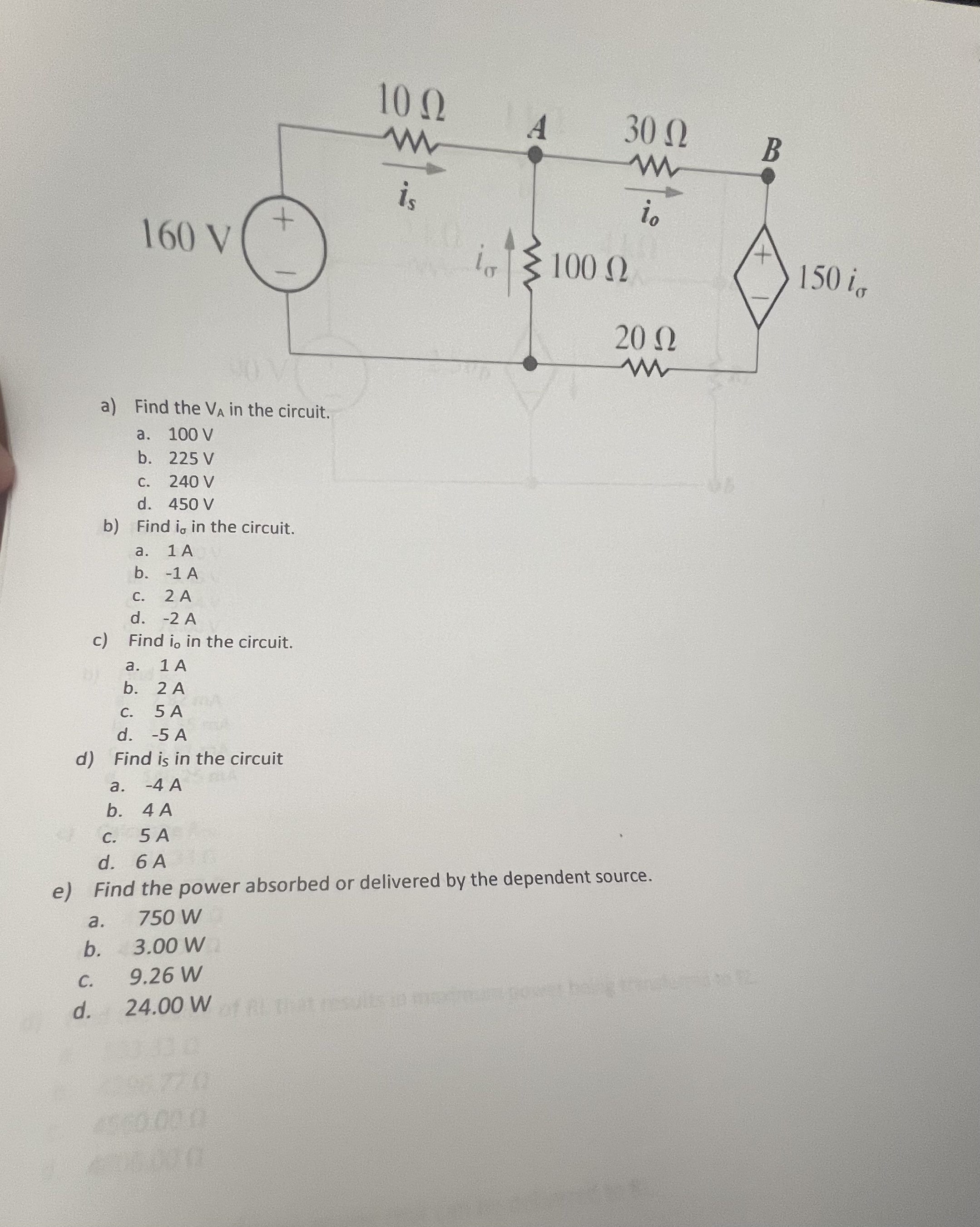 Solved Please show work too! | Chegg.com