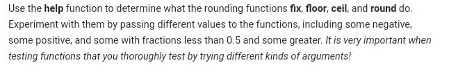 Solved Use the help function to determine what the rounding | Chegg.com