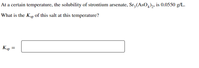Solved The Ksp of cadmium carbonate, CdCO3, is 1.0×10−12. | Chegg.com