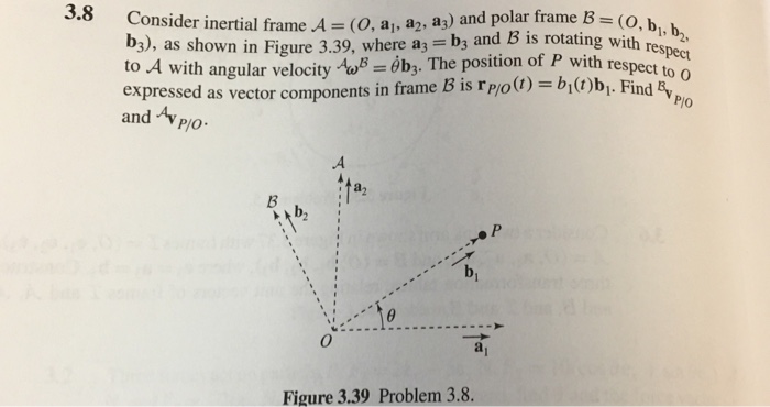 Solved Consider inertial frame A = (0, a_1, a_2, a_3) and | Chegg.com