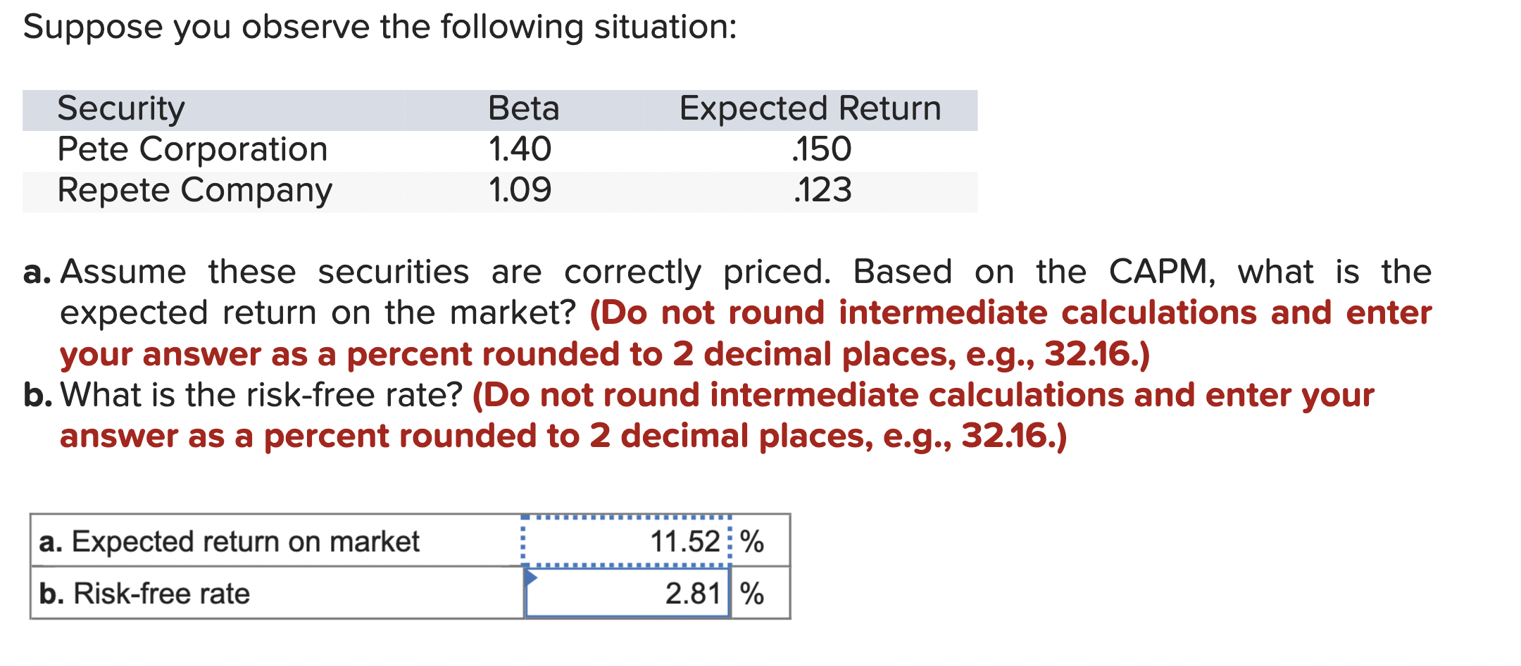 Solved Suppose you observe the following situation: Security | Chegg.com