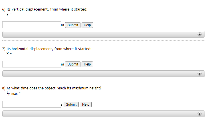 Solved At t=0, an object is projected with a speed v0=35 m/s | Chegg.com
