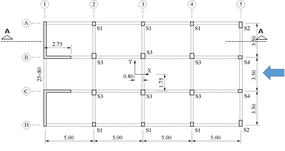 Draw the formwork plan of the basement’s ceiling | Chegg.com