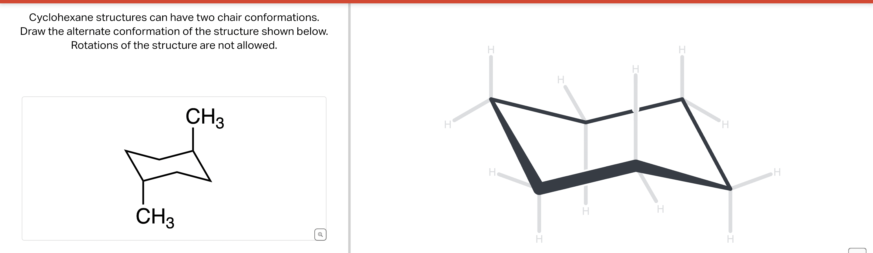 Solved Cyclohexane structures can have two chair | Chegg.com