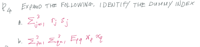 Solved 84 ExpAND THE FOLLOWING, IDENTIFY THE DUMMY INDEX | Chegg.com