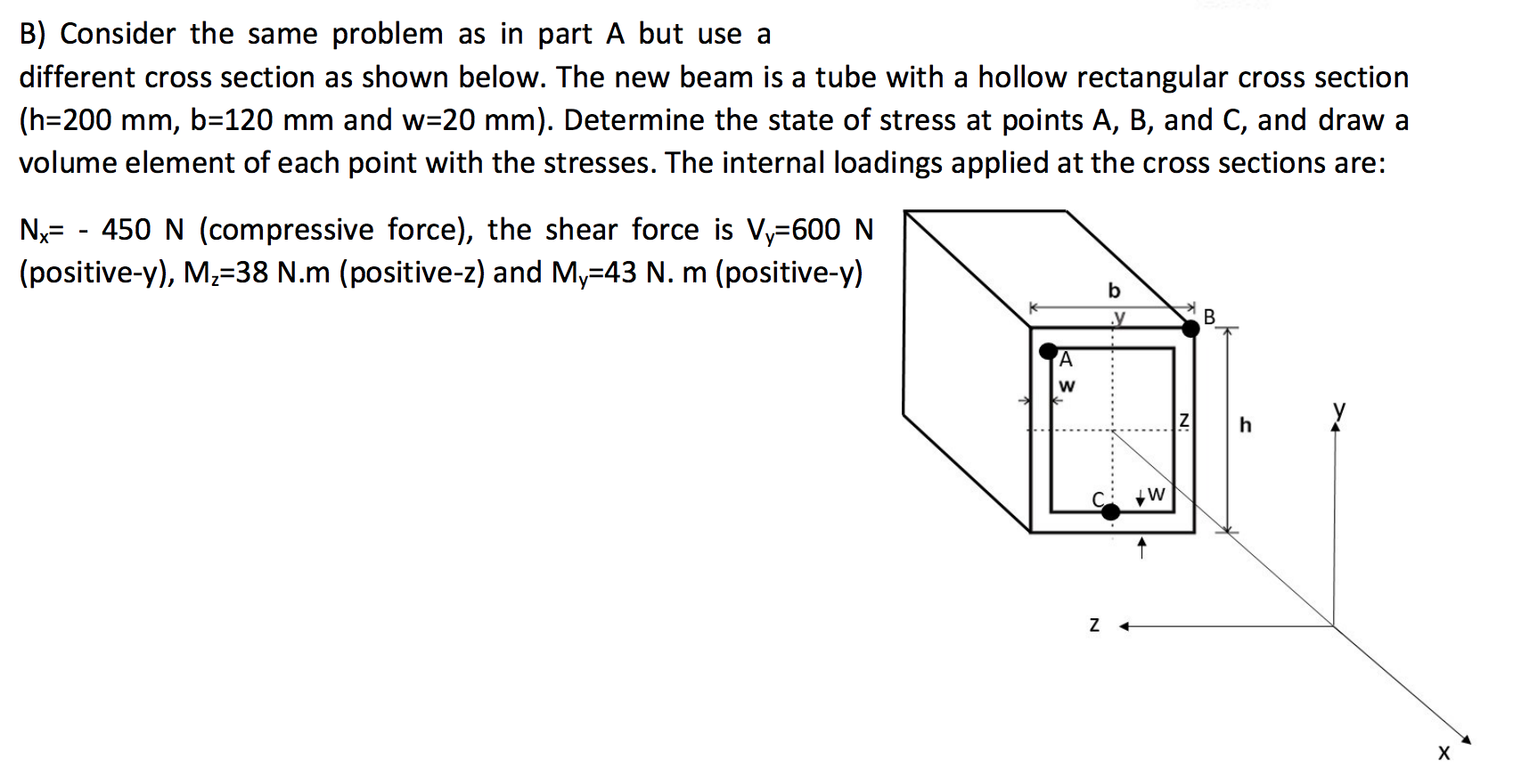 B) Consider the same problem as in part A but use a | Chegg.com