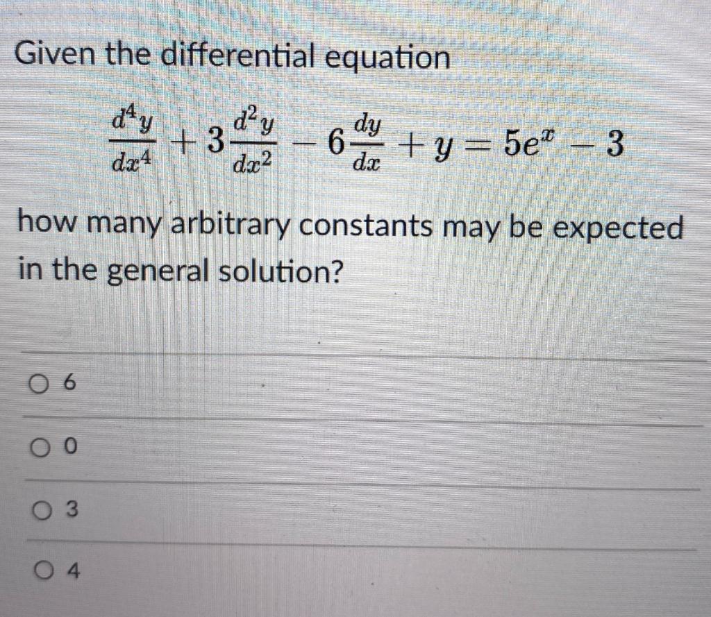 Solved If the complementary solution to a linear ordinary | Chegg.com